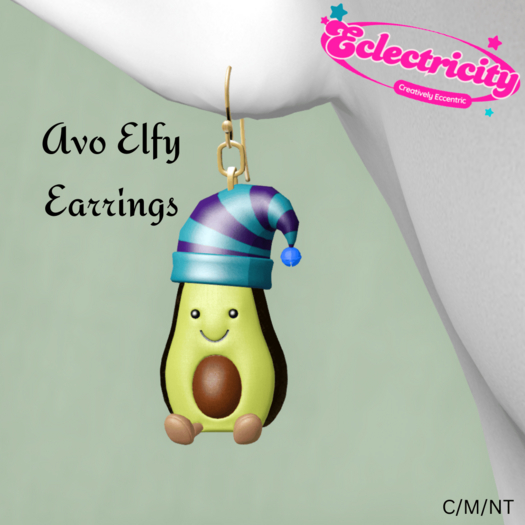 Second Life Marketplace - Avo Elfy Earrings